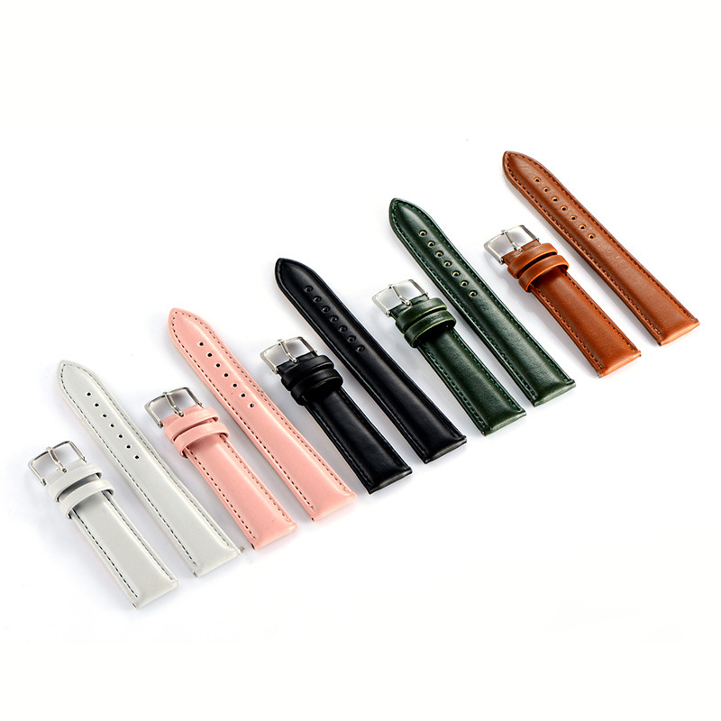 Pink Brown Grey Black Green Custom Sublimation Blank Watch Leather Watches