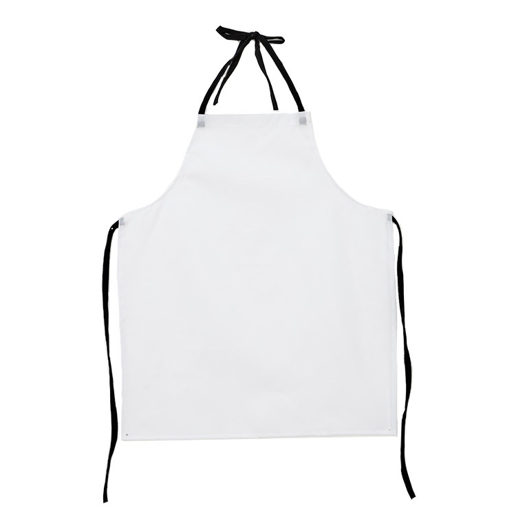 White Polyester Sublimation Blank Apron