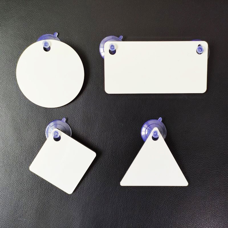 Sublimation MDF Car Window Warning Sign